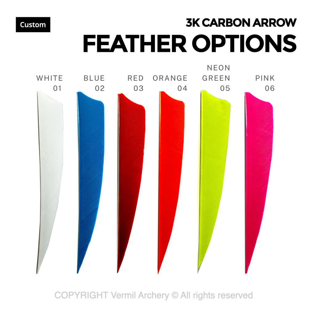 Custom 3K Carbon Arrows | Traditional Archery by Vermil ...